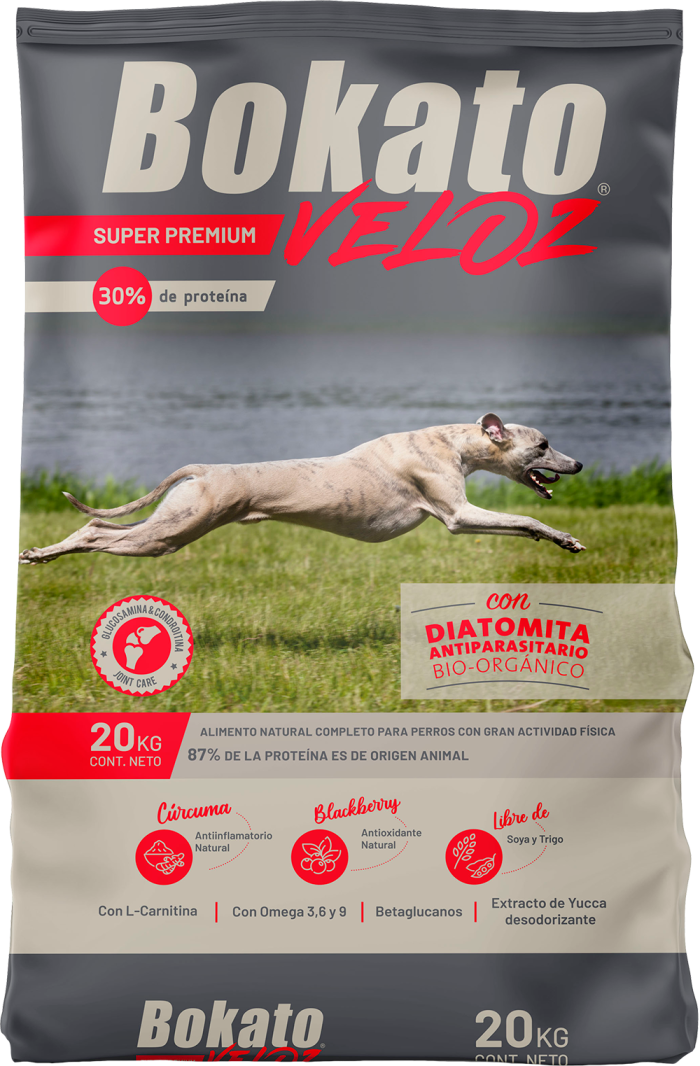 Bokato Veloz Super Premium 20 Kg. – Mascotería Gonzalito